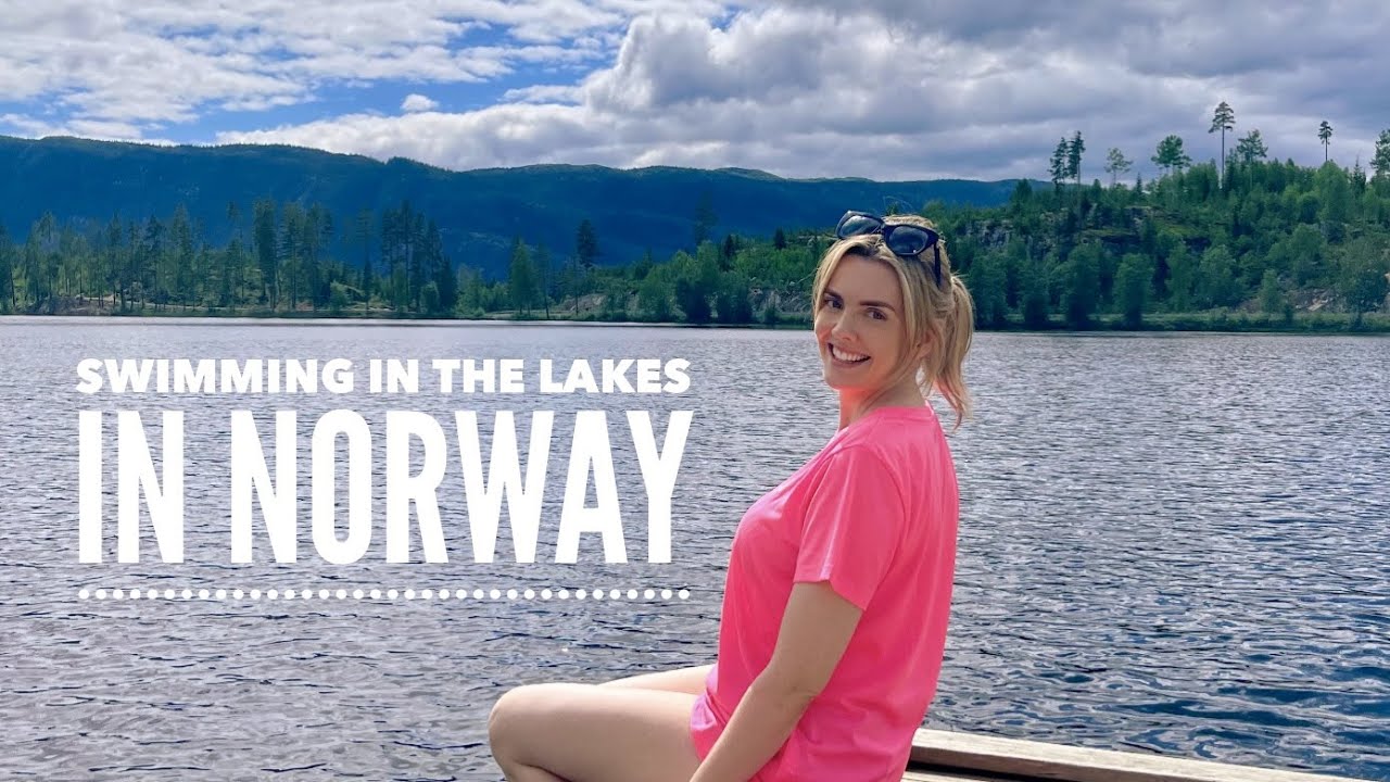 Summer in Norway! Swimming in the lakes and cozy cabin fun! Travel vlog ...