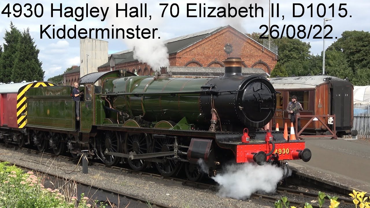 4930 Hagley Hall, 70 Elizabeth II, D1015. Kidderminster 26/08/22. Also ...