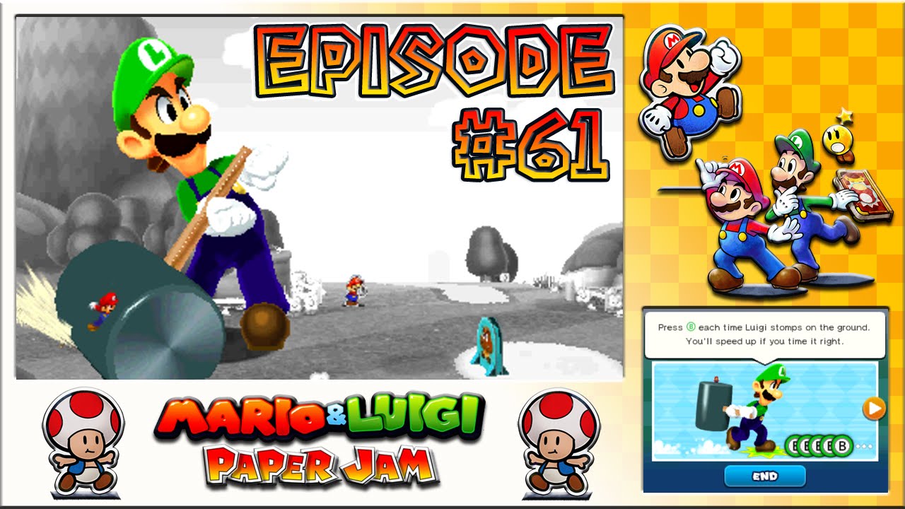 Mario & Luigi: Paper Jam - Mega Thwonk & Switch Location - Episode 61 ...