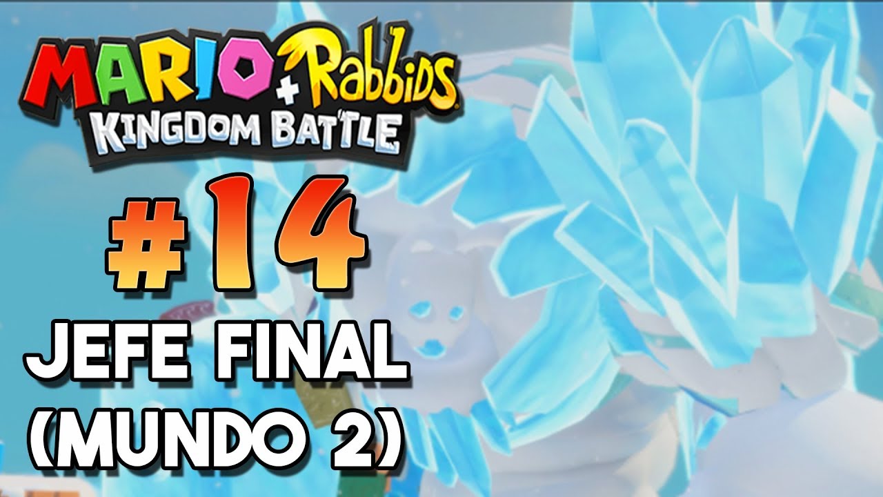 MARIO + RABBIDS KINGDOM BATTLE | PARTE #14 | (JEFE) GOLEM CARÁMBANO ...