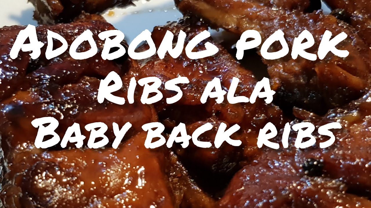 Adobong Pork ribs..ala BBR style.. - YouTube