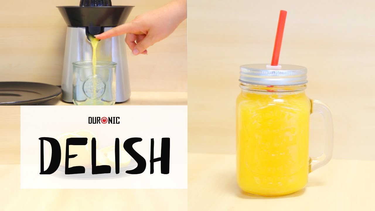 Make Refreshing Tasty Orange and Lemon Juice | Duronic Delish | JE6SR ...
