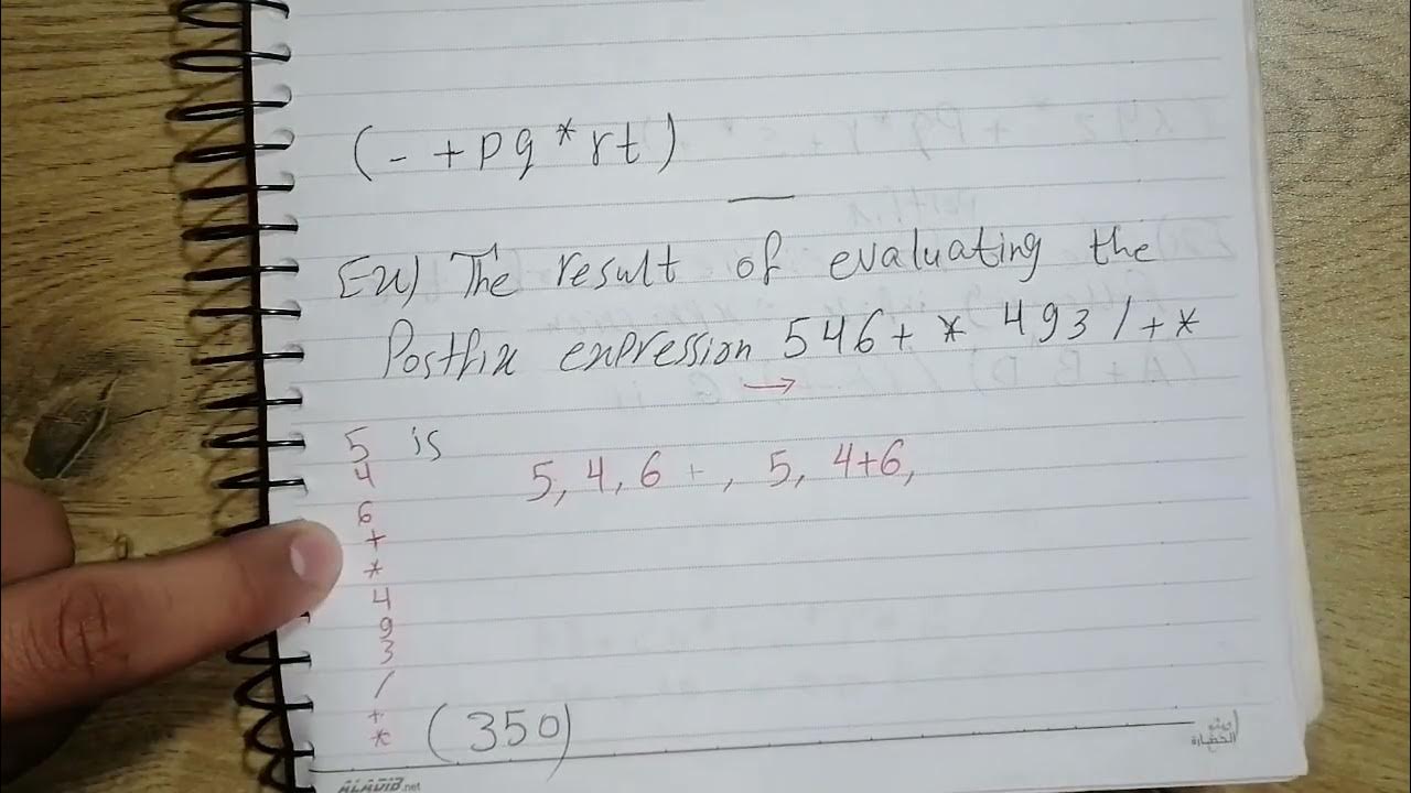 #12 infix, prefix and postfix expressions || Data Structure for ...