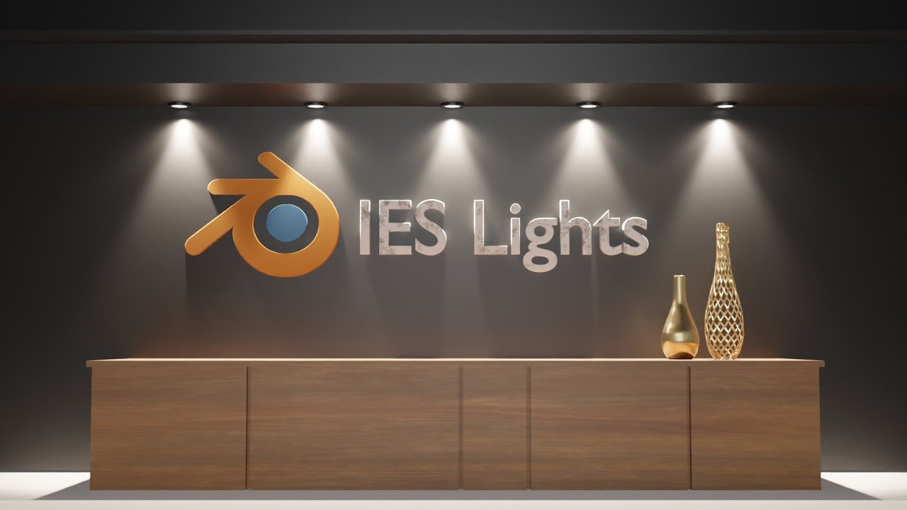 IES lights in Blender very Easy tutorial for any Beginners - YouTube