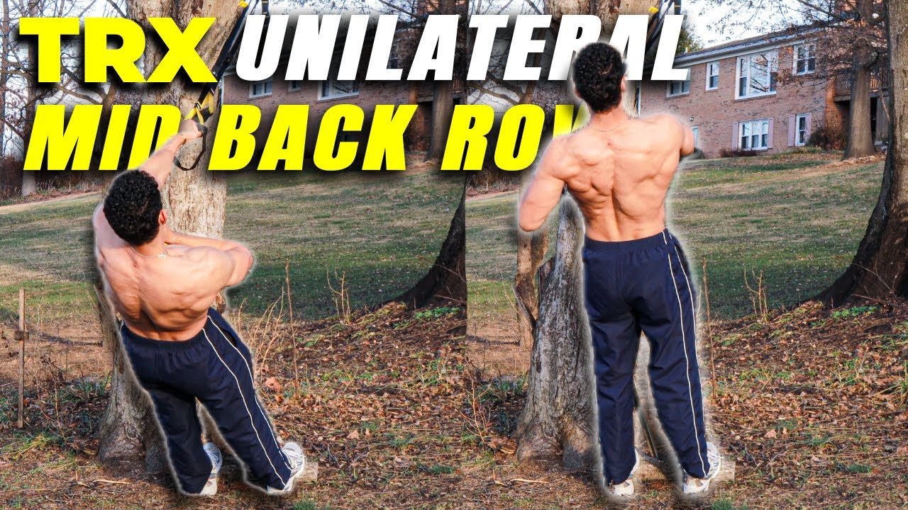 HOW TO: TRX Unilateral Mid Back Row | BEST GUIDE | Advanced back ...