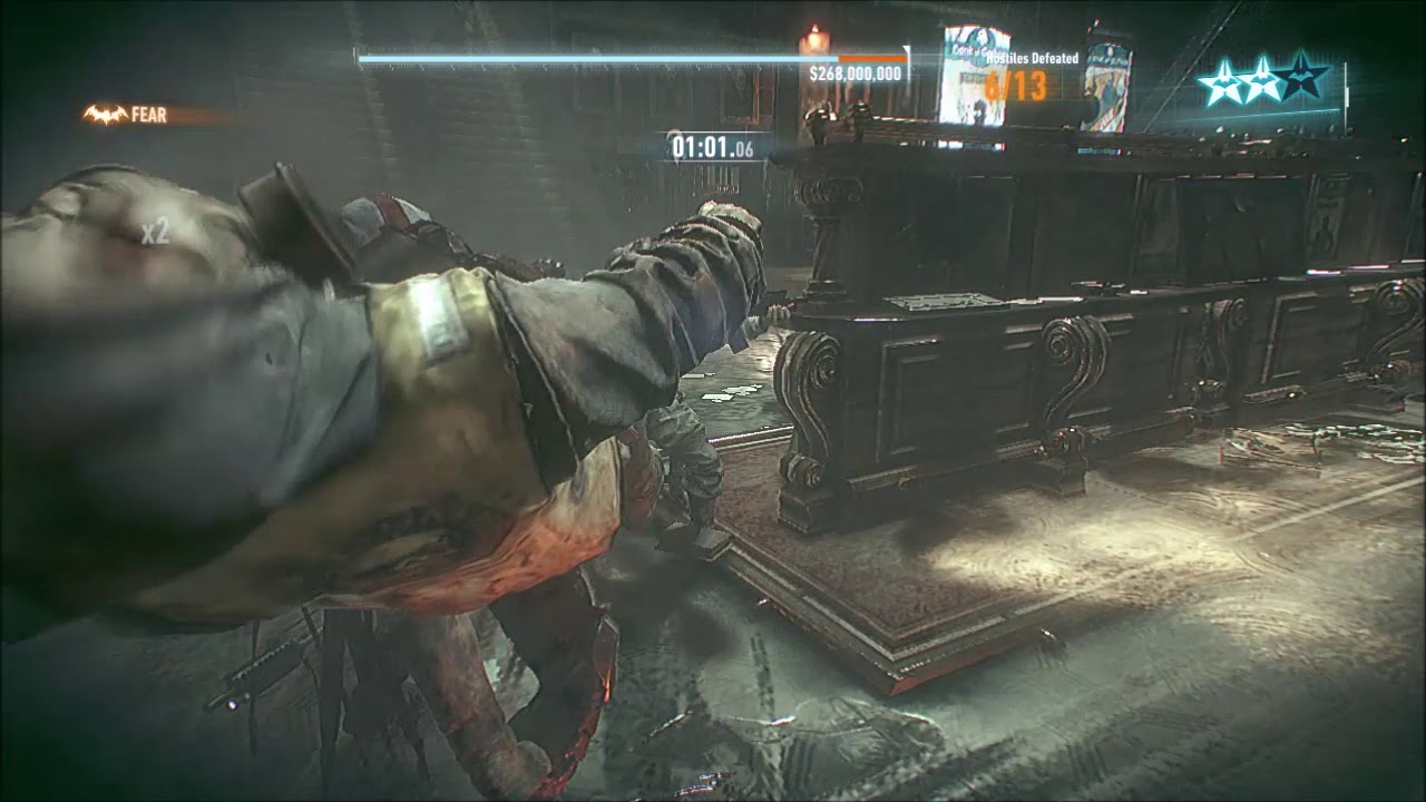 Financial Crash Arkham Knight Azrael - YouTube