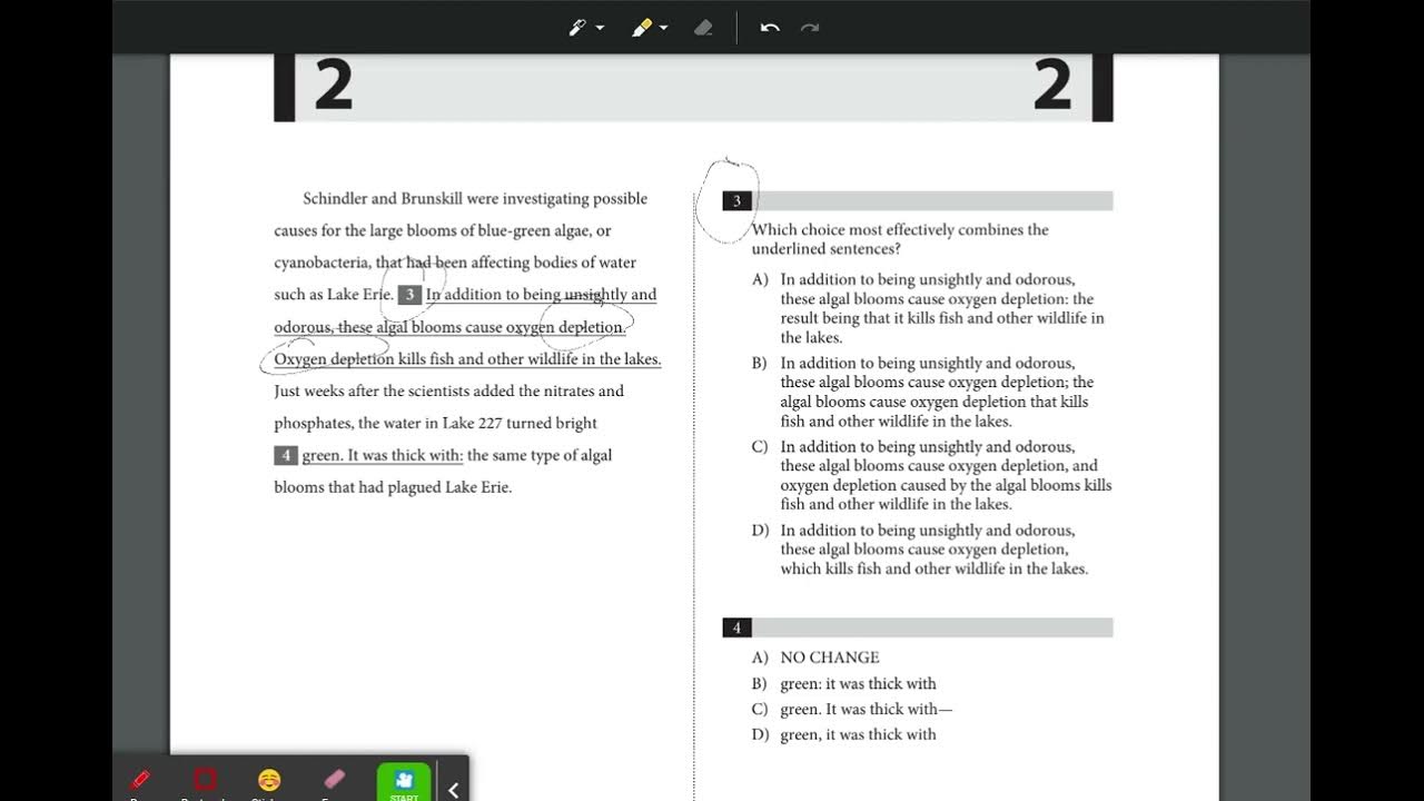 SAT Writing: Combining Sentences - YouTube