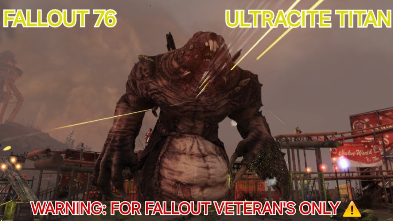 Fallout 76: Legendary Ultracite Titan - YouTube
