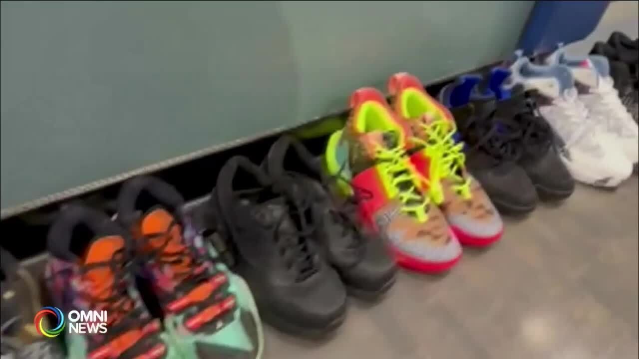 FilCan community sa Cochrane mamamahagi ng libreng basketball shoes sa ...