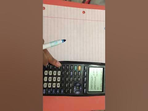 How to insert a log base OTHER THAN 10 into a Ti-83 Plus Calculator ...