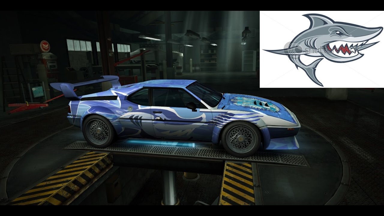 NFS World vinyl tutorial - BMW M1 Shark - YouTube