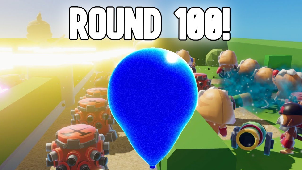 Can I beat Round 100 with a Blue Bloon? - YouTube