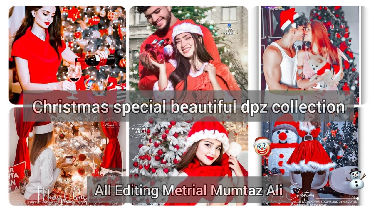 Amazing girls,boys and couple dpz for Christmas || download Christmas ...