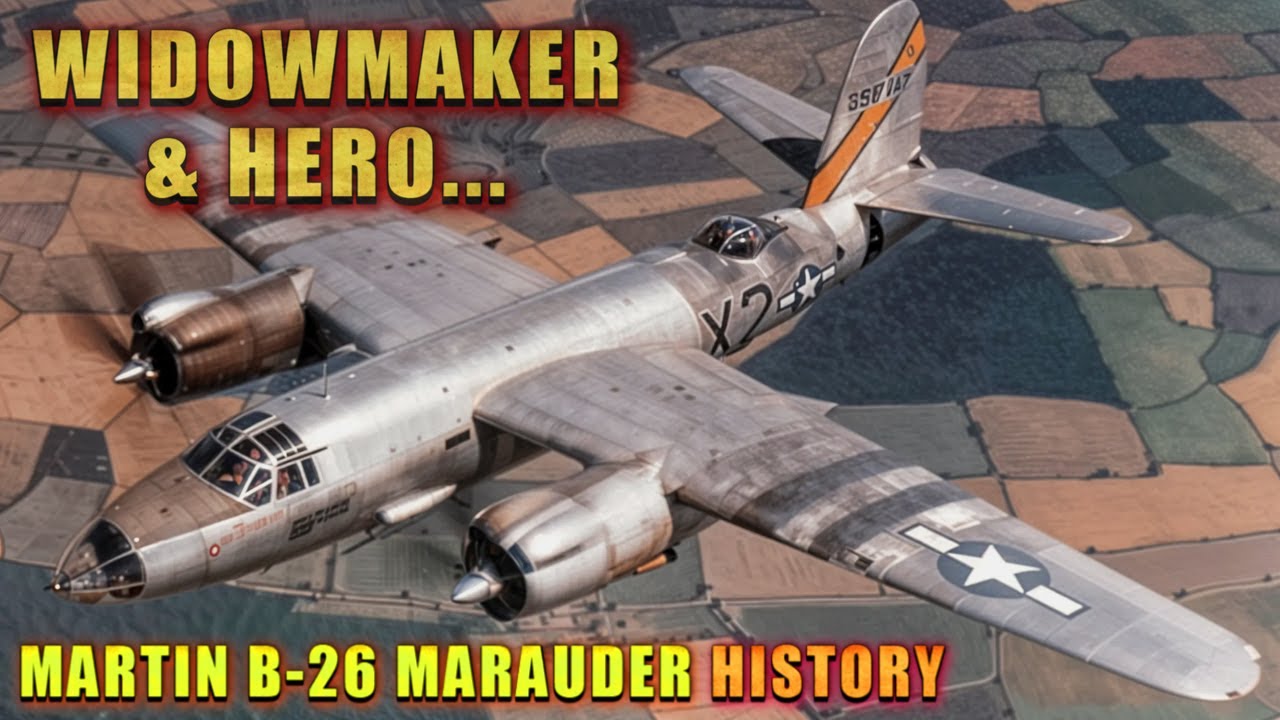 The Widowmaker - The Bomber That Cheated Death | Martin B-26 Marauder ...