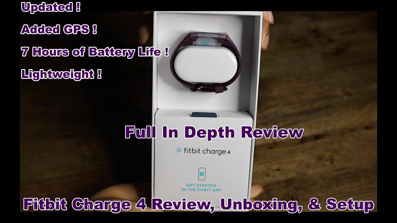 Fitbit Charge 4 In depth Review, Unboxing, and Setup. - YouTube