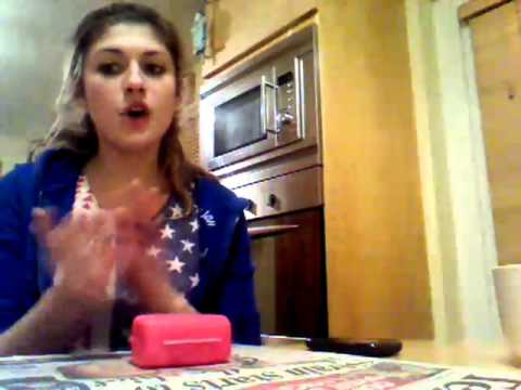 Chloe coyle - Cup song - with retainer box.. - YouTube