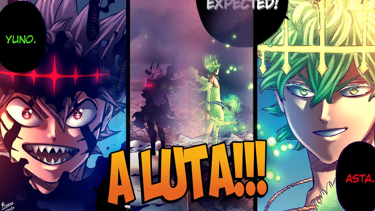 VAZOU?!! VOLUME INTEIRO DE PORRADARIA DE ASTA VS YUNO EM BLACK CLOVER ...