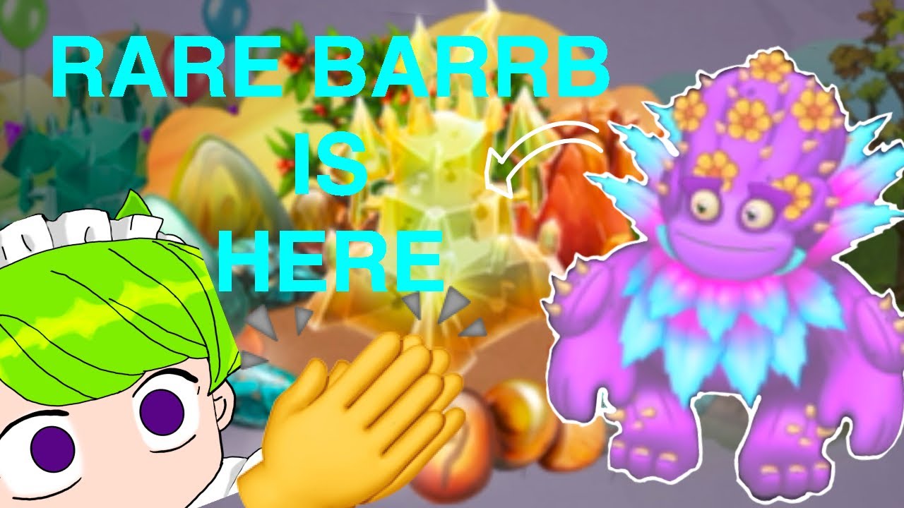 My Singing Monsters - Rare Barrb on Amber Island! - YouTube