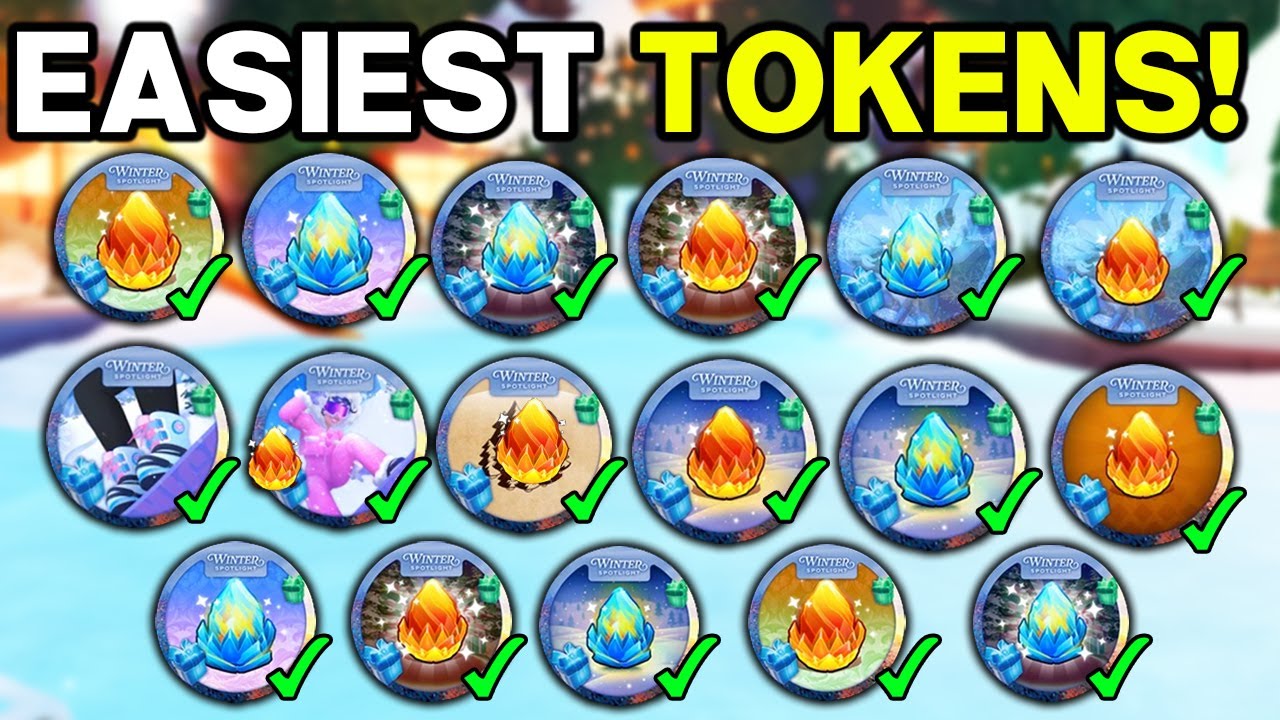 EASIEST TOKEN GAMES!! | Winter Spotlight Event Roblox - YouTube