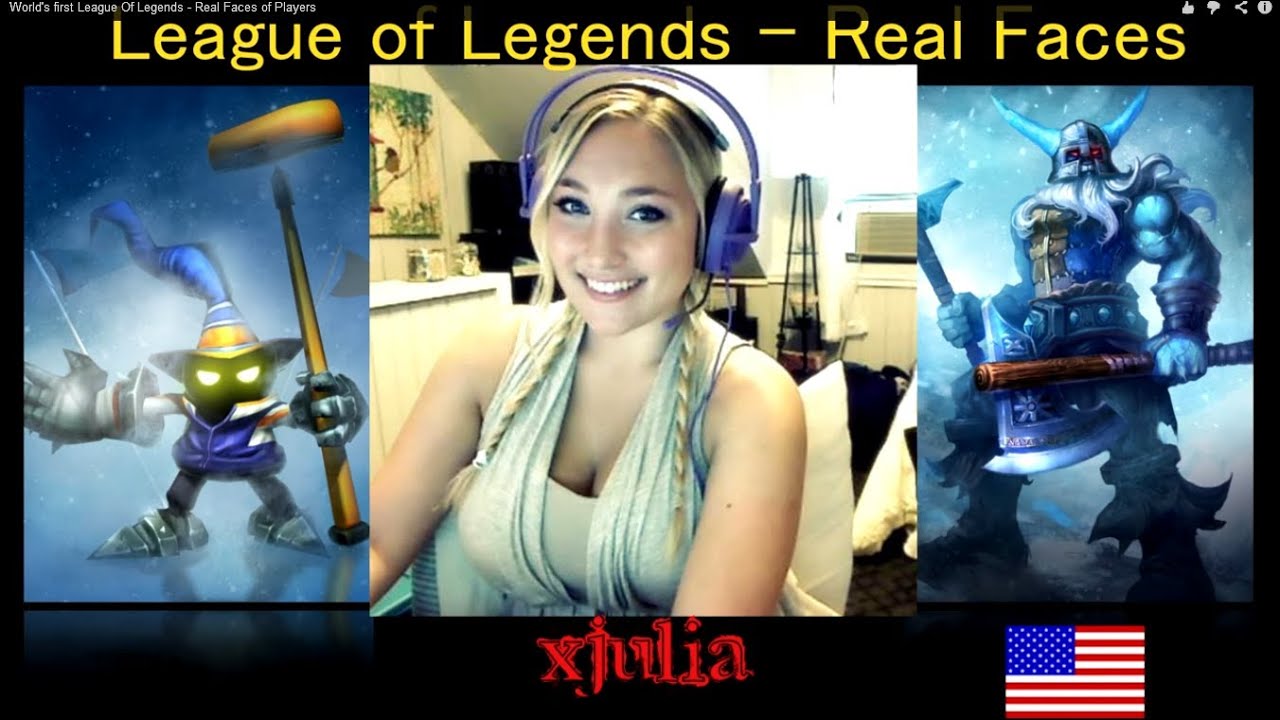 League Of Legends - Real Faces of Players HD - YouTube