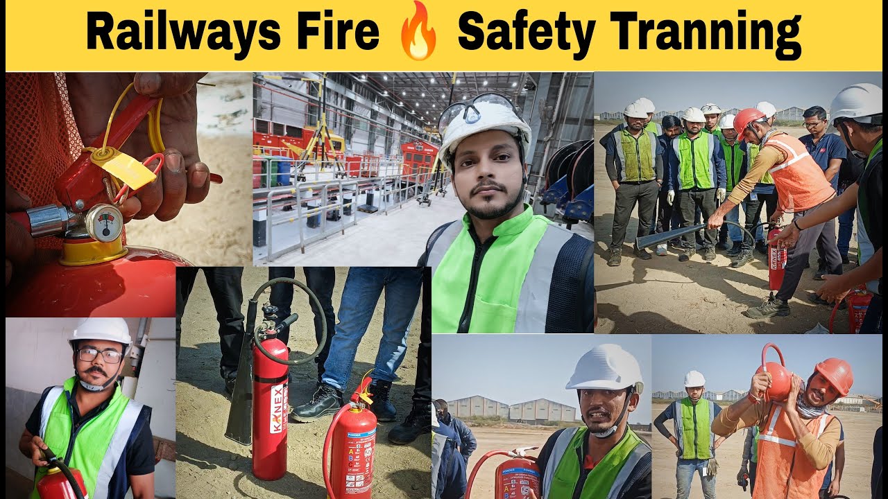 🔥🔥 FIRE SAFETY TRAINING OF 🚦( INDIAN RAILWAYS) . - YouTube