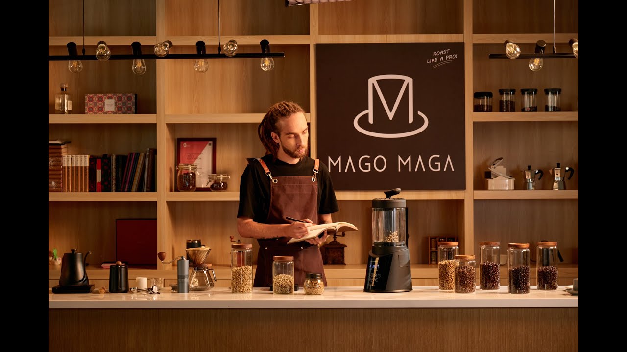 ROMA PRO: The World's Largest Capacity Home Coffee Bean Roaster - YouTube