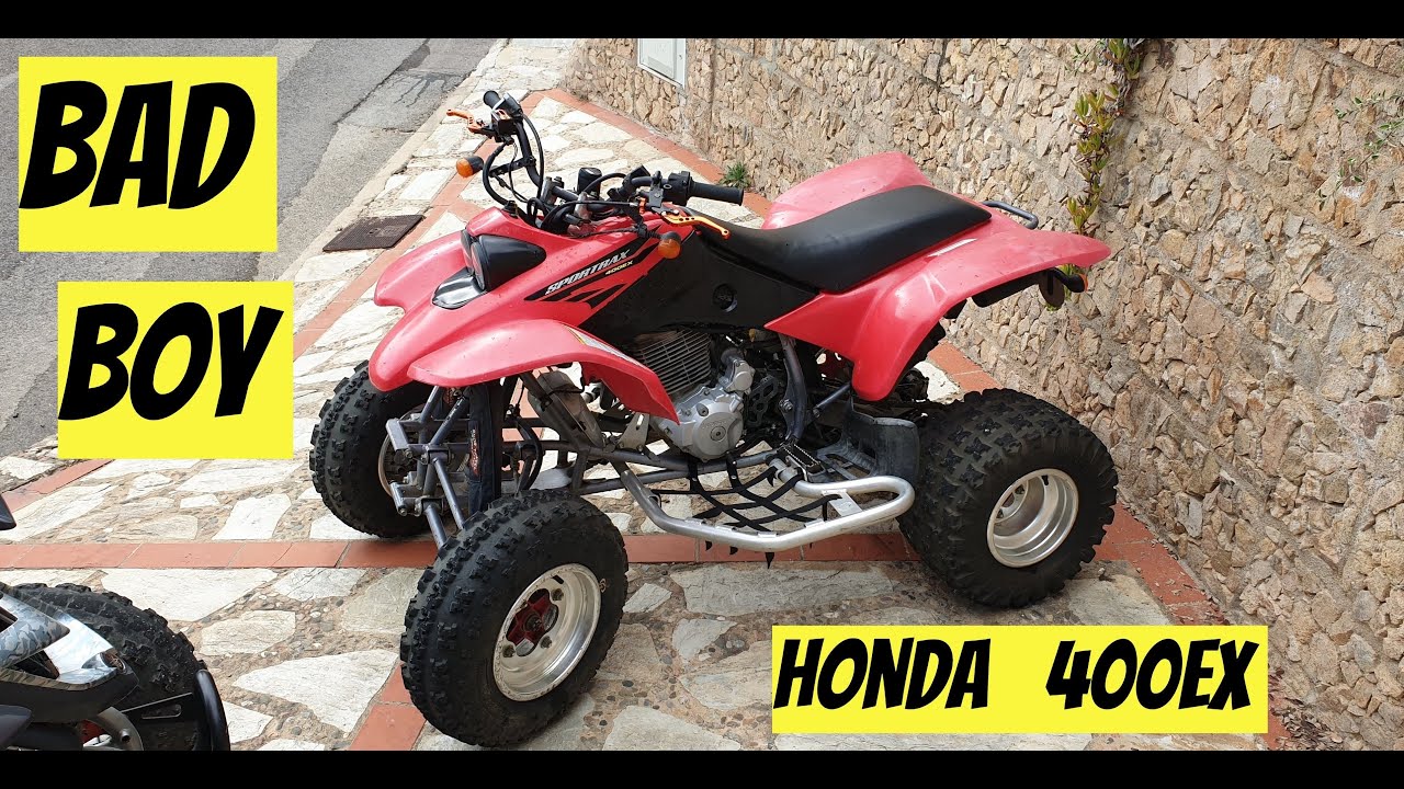 First Ride and Crash on the Honda TRX 400ex - YouTube