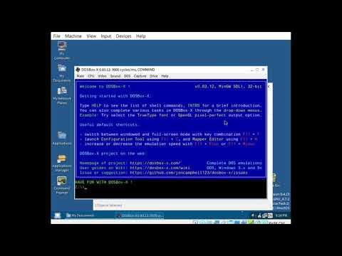 Installing DOSBox-X on ReactOS 0.4.13 - YouTube
