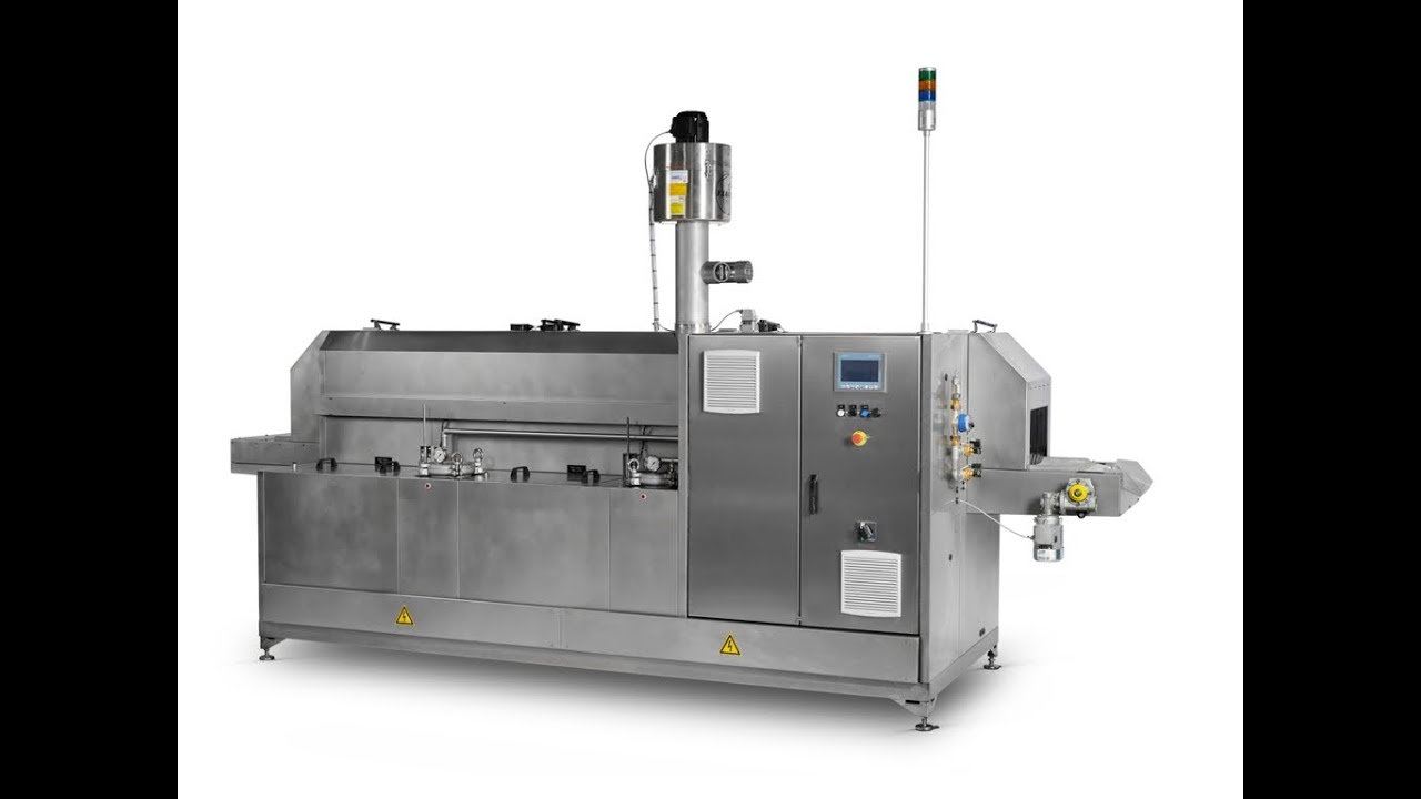 Standard inline parts cleaning system (Belt series 400) - YouTube