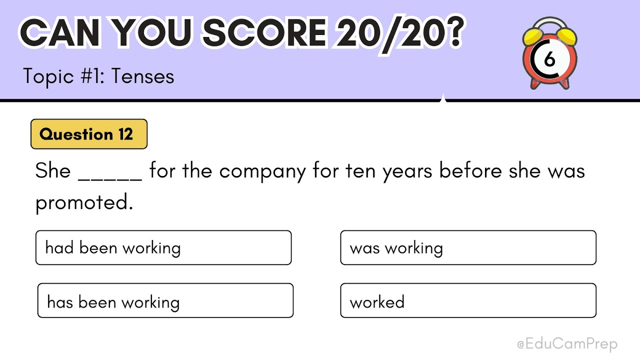 Mastering English Verb Tenses – Quick Quiz Challenge! - YouTube