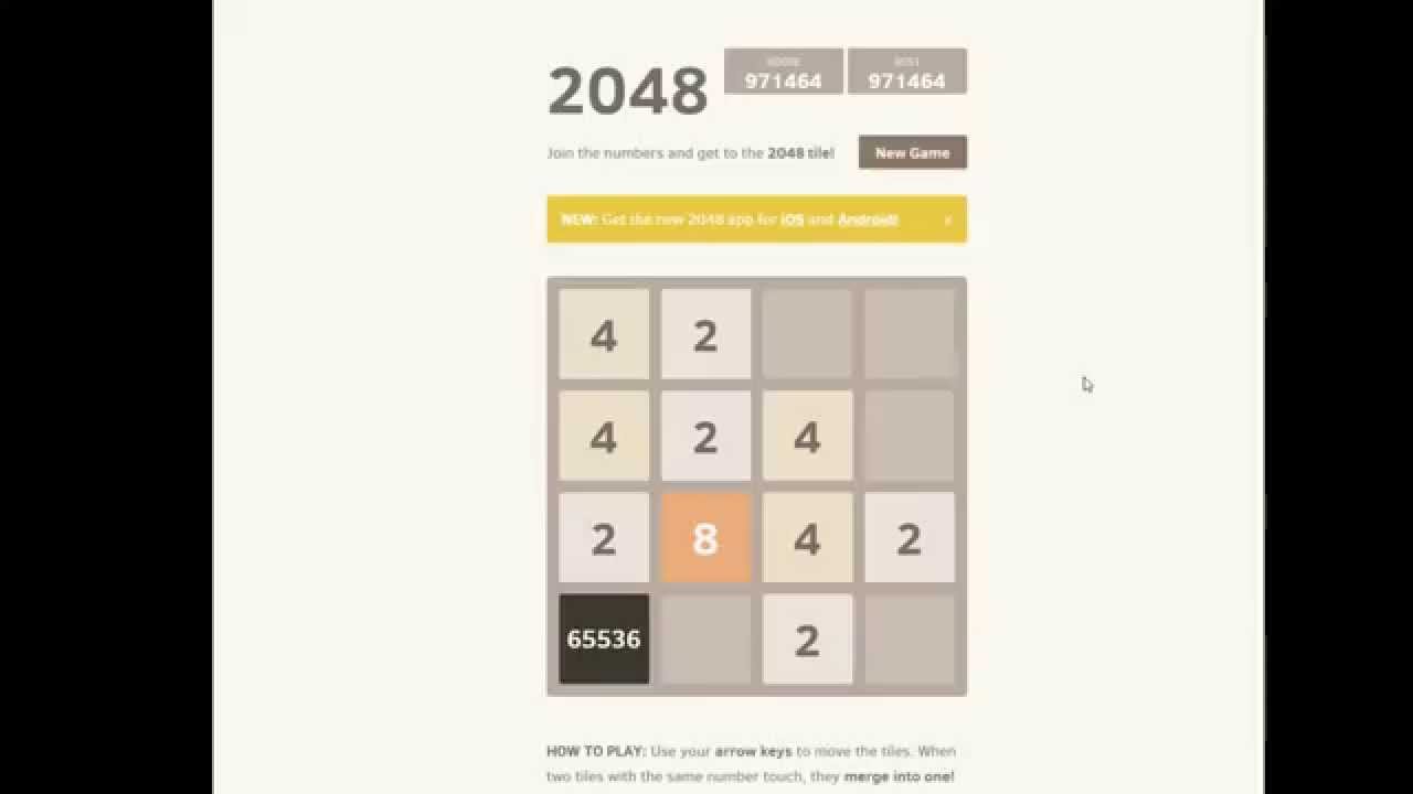 65536 (2048 Game) - YouTube