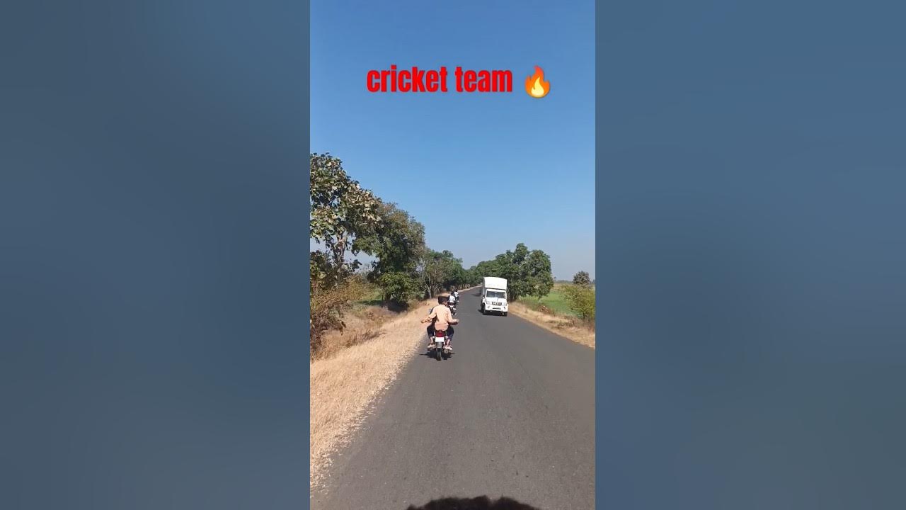 Cricket team play game village tennis cricket 🏏😁 - YouTube