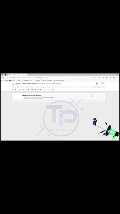 Introduction To Python Part 1 Python Pythonprogramming Pythontutorial Jupyter Youtube