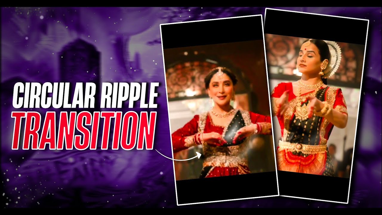 Trending Circular Ripple Effect Transition With XML / Preset In Alight Motion - YouTube