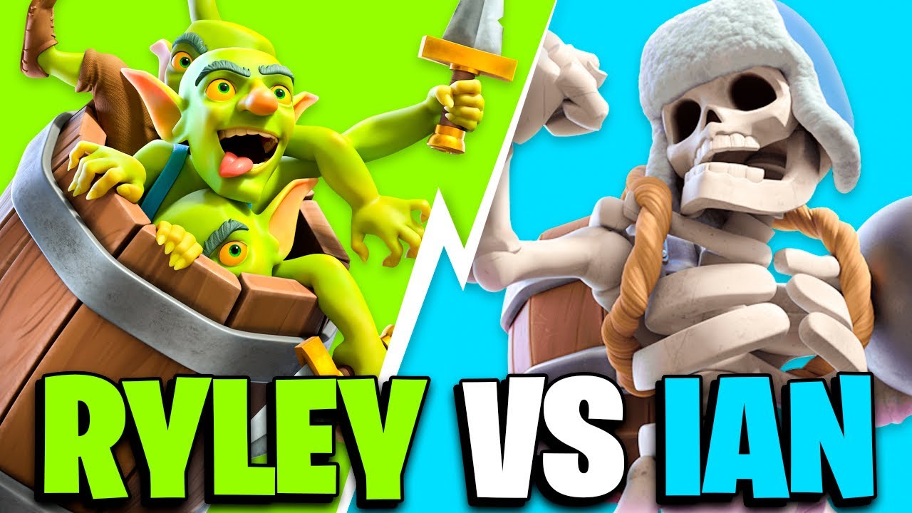 PRO VS PRO - Ryley VS Ian77 - Clash Royale - YouTube