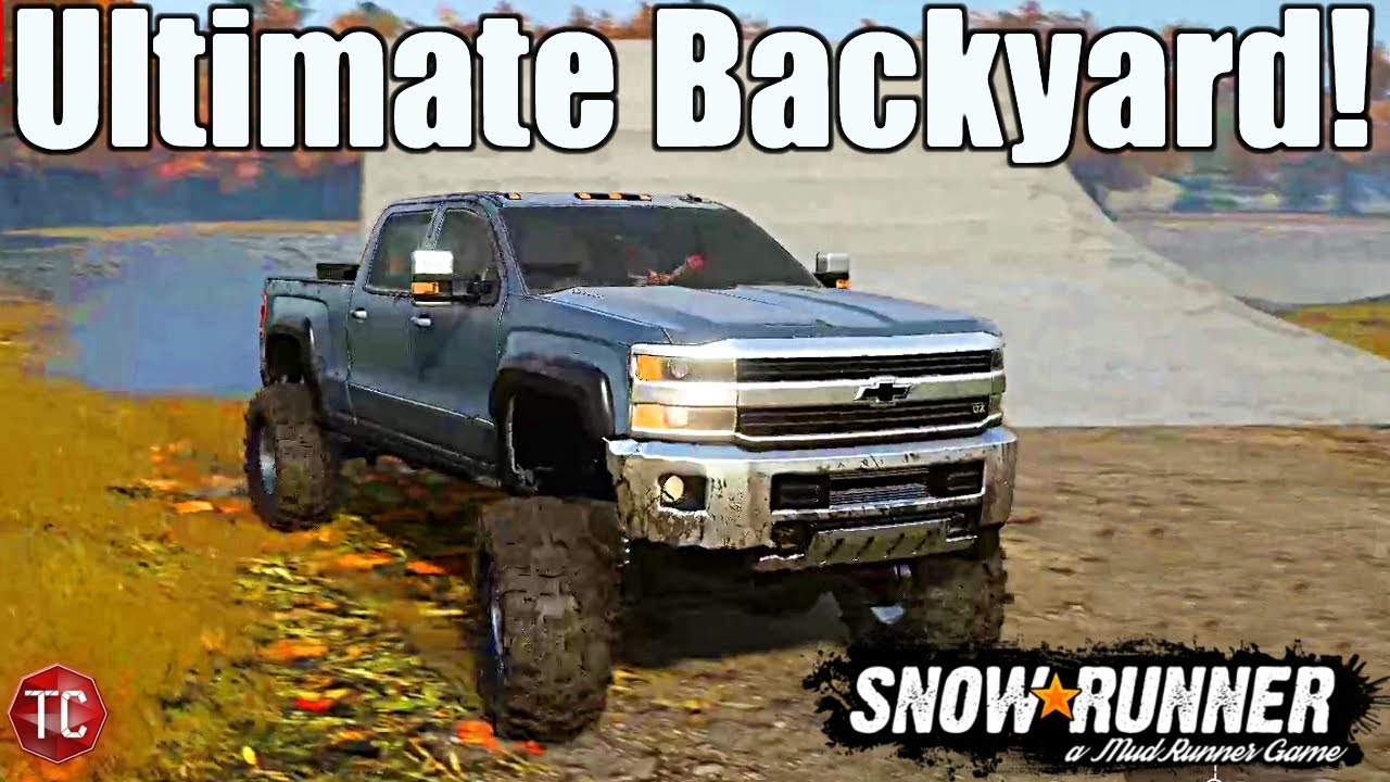 SnowRunner: NEW MAP! The ULTIMATE BACK YARD!! - YouTube