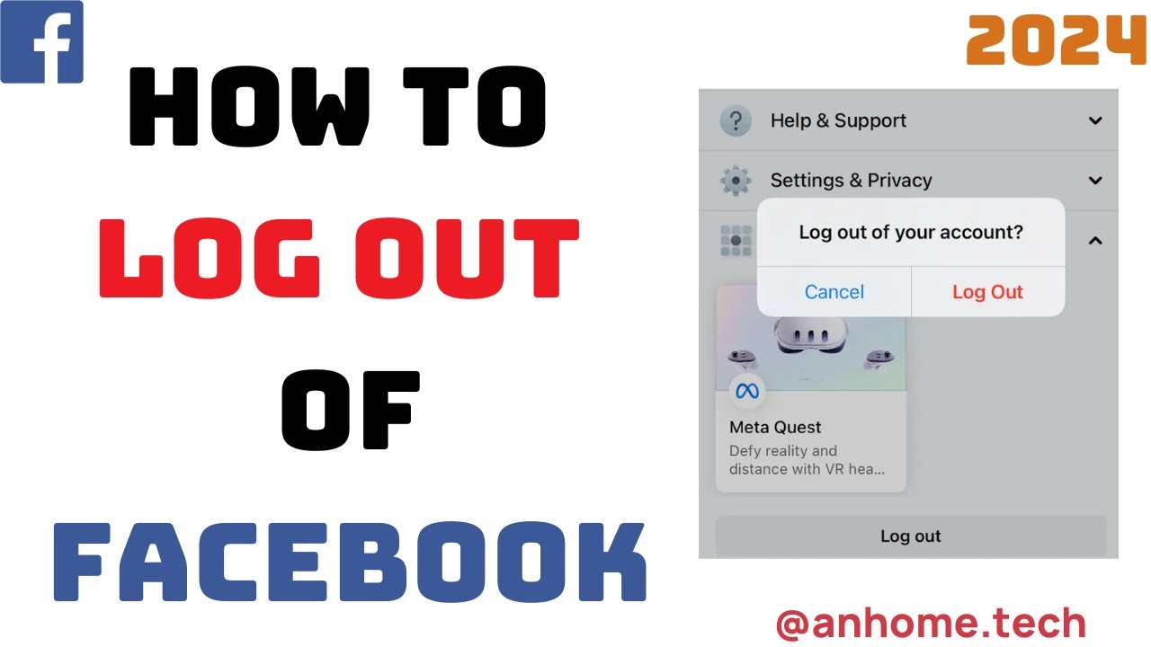 How to Log Out of Facebook - Sign Out of Your Account Easily - YouTube
