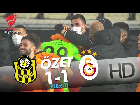 Yeni Malatyaspor - Galatasaray Ziraat Türkiye Kupası Son 16 Turu Maçının Özeti