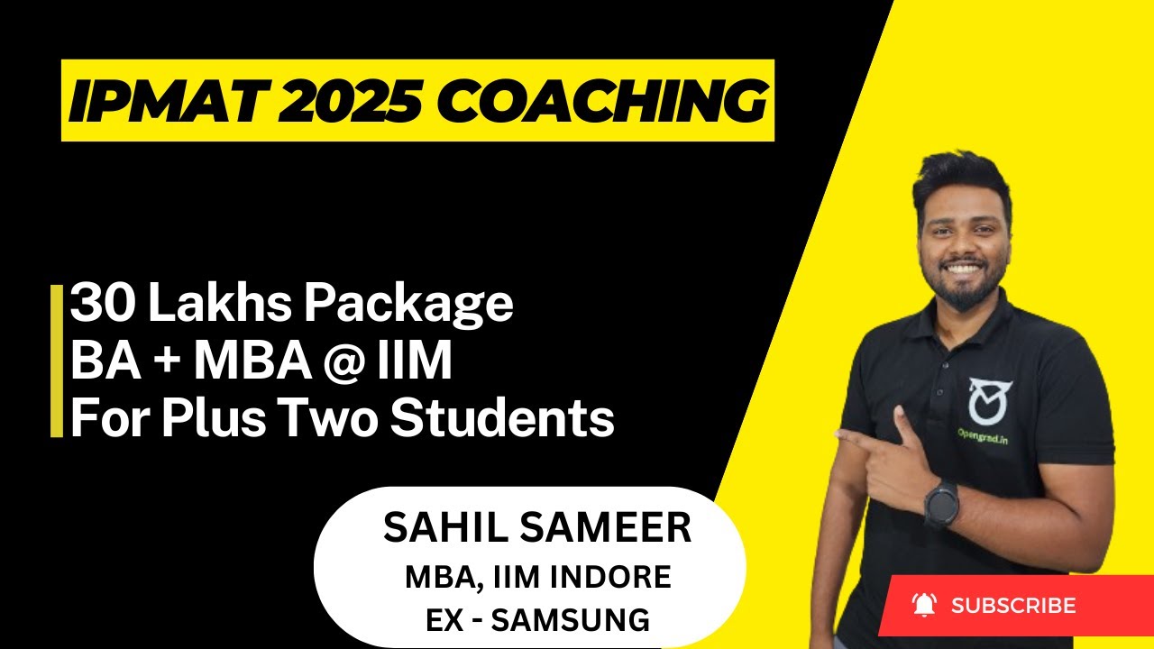 IPMAT No Fee Coaching by IIM Students Started | Join IIM After School ...