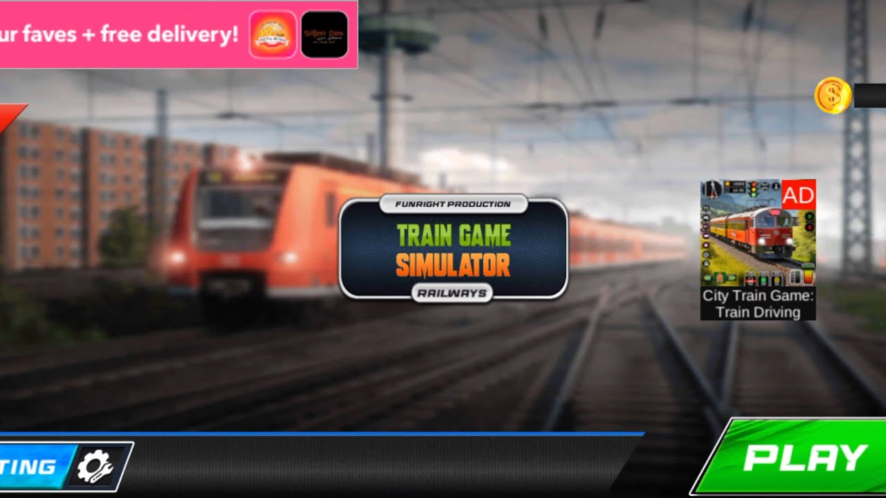 Modern Train Driving Simulator: City Train Games. - YouTube