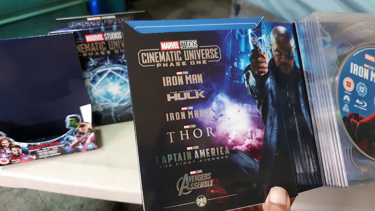 [Unboxing] Complete Marvel Cinematic Universe Blu-ray Collection - YouTube