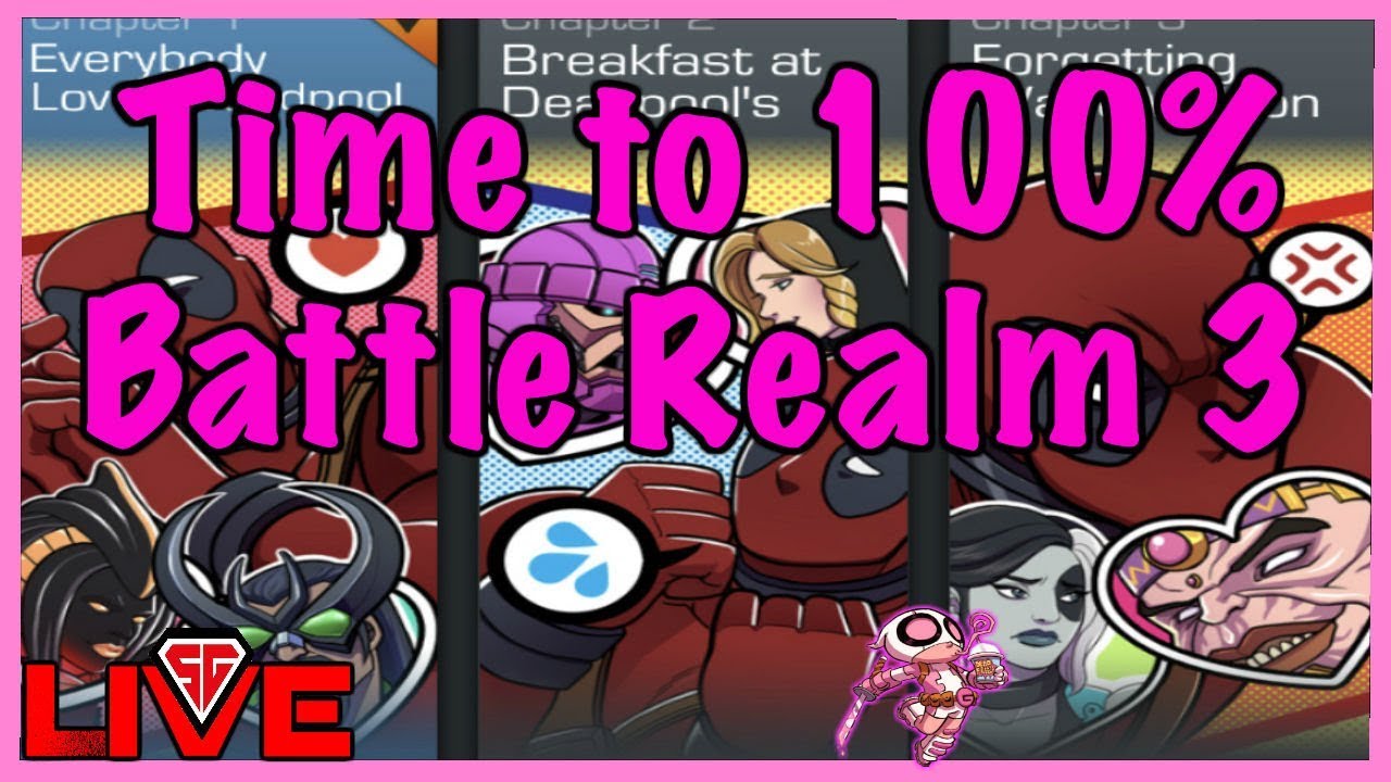 lets 100% battle realm then arena / Marvel contest of champions - YouTube