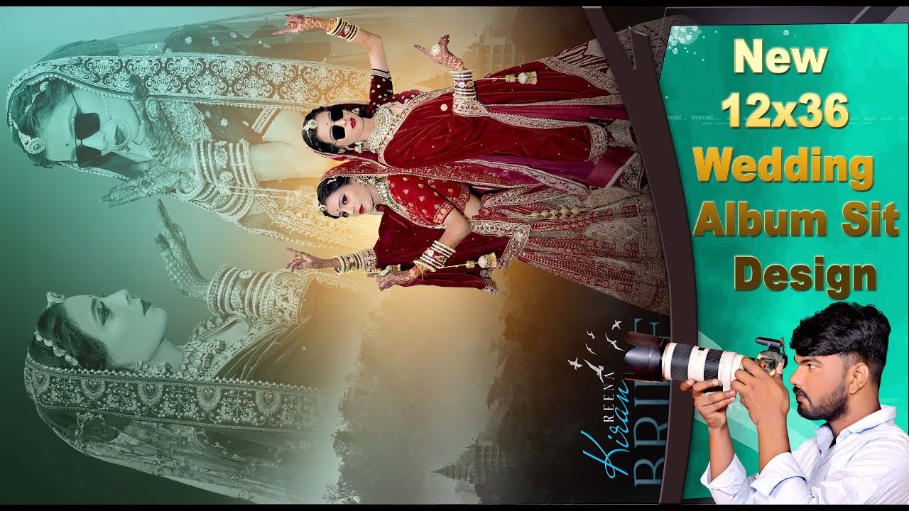 New 2025 12x36 wedding album design psd files free download album ...