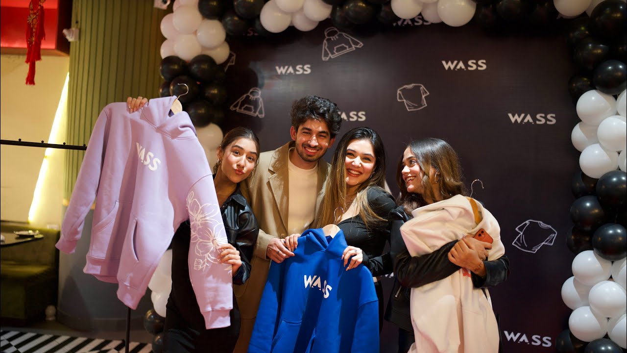 THE GRAND LAUNCH of My CLOTHING BRAND “WASS” | VLOG | KUNAL TOMAR - YouTube