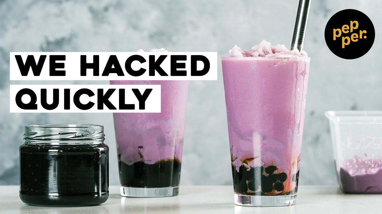 Quickly's Taro Ice Recipe: How to Make Ube Shake with Sago | Food Hack ...