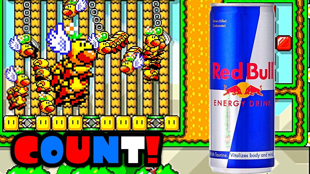 Super Mario Maker 2 🔧 Red Bull - Number of Wings 🔧 Miku - YouTube