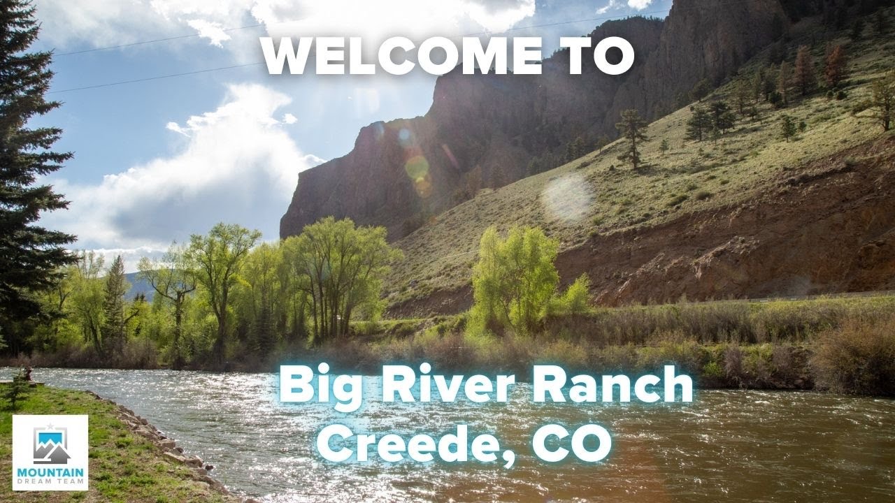 Big River Ranch, Mineral County, Creede, Colorado | Aerial Flyover ...