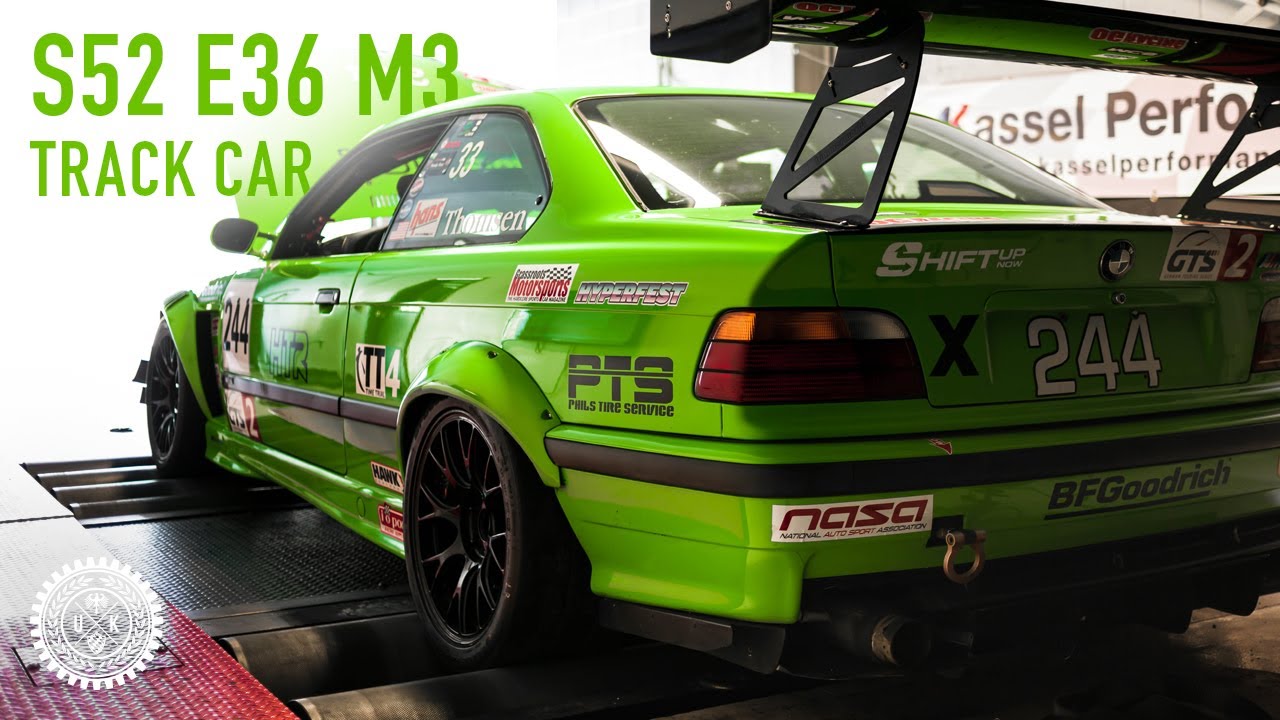 '95 E36 S52 M3 Track Car - YouTube