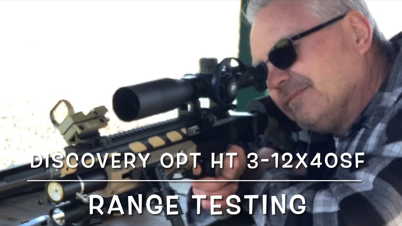 Discoveryopt HT 3-12x40SF FFP rifle scope. Range testing on my Umarex ...