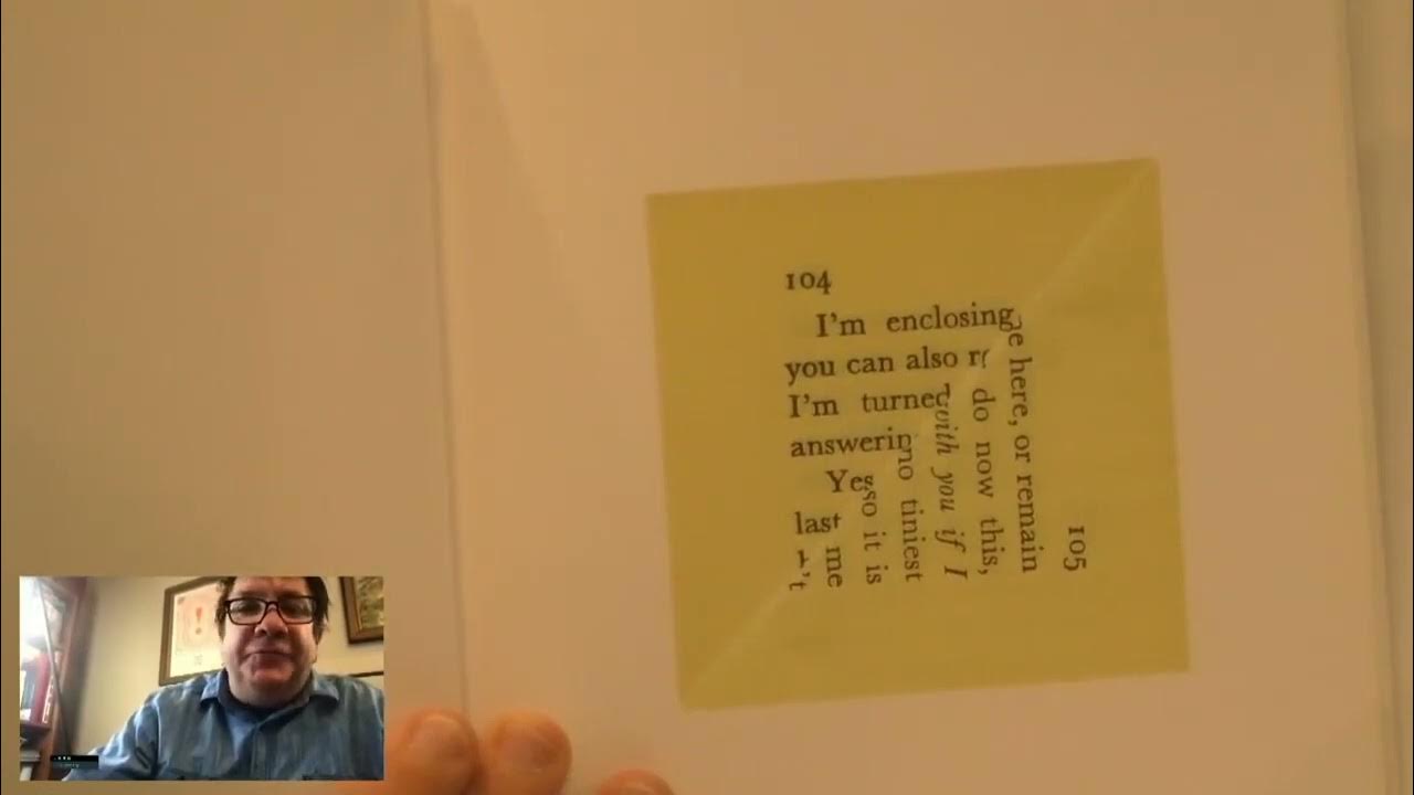 Erica Baum Comments Further on "Dog Ear" - YouTube